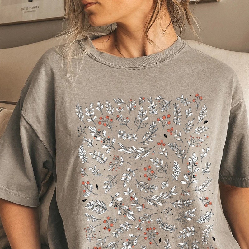 Botanical Shirt - Etsy