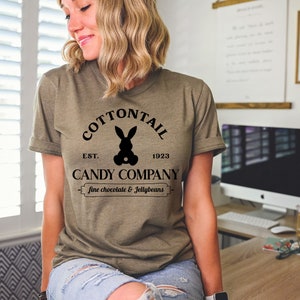 Cottontail Candy Company Easter Shirt,easter Shirt for Woman,carrot ...