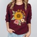Sunflower - Sunflower Shirt, Floral Sweatshirt, Flower Garden Tee ...