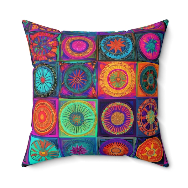 Mandala Pillow - Etsy