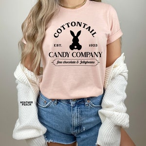 Cottontail Candy Company Easter Shirt,easter Shirt for Woman,carrot ...