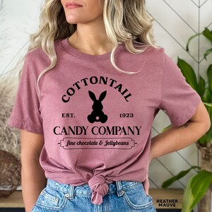 Cottontail Candy Company Easter Shirt,easter Shirt for Woman,carrot ...