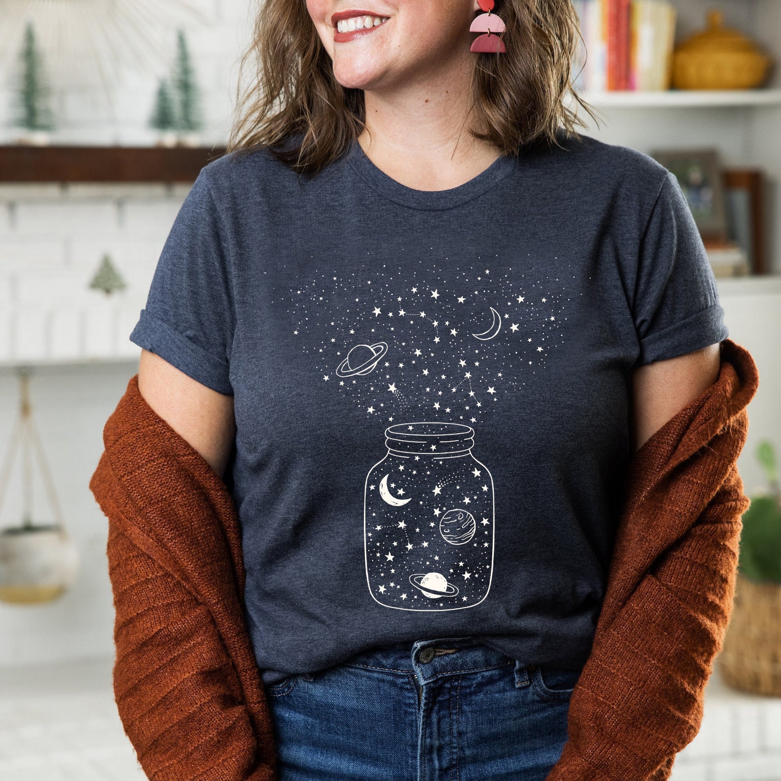 Space Shirt Star Galaxy T Shirt Astronomy Shirt Outdoors - Etsy