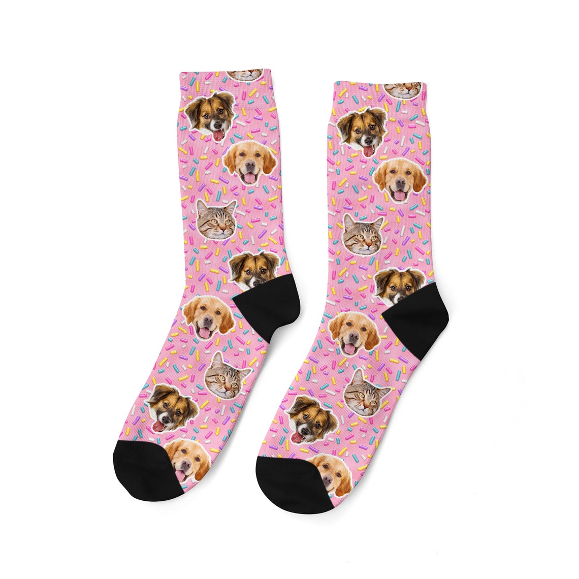 Custom Dog Socks Personalized Pet Photo Socks Customized Cute - Etsy