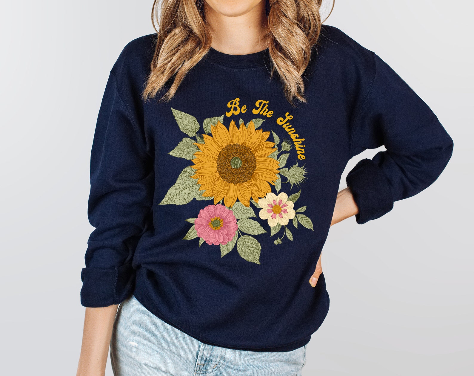 Sunflower - Sunflower Shirt, Floral Sweatshirt, Flower Garden Tee ...