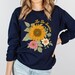 Sunflower - Sunflower Shirt, Floral Sweatshirt, Flower Garden Tee ...
