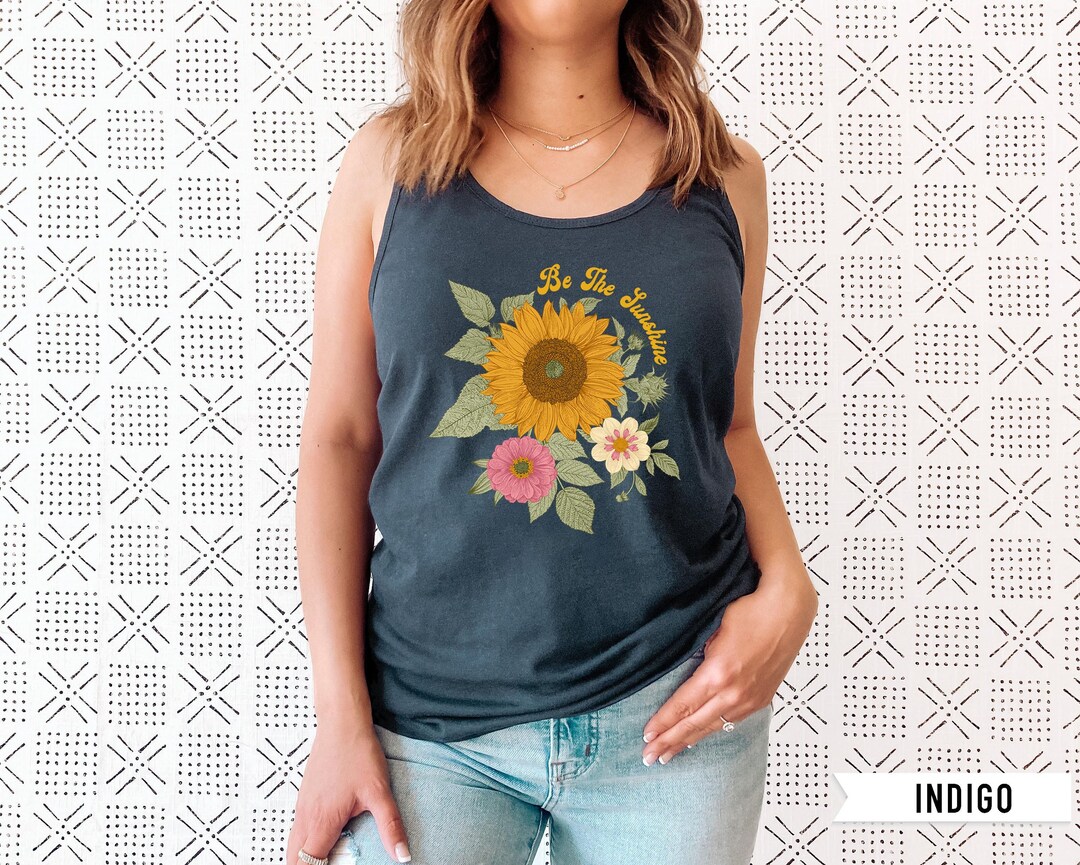 Sunflower Tank Top| Sunflower Tank Tops for Women| Plus Size Clothing ...