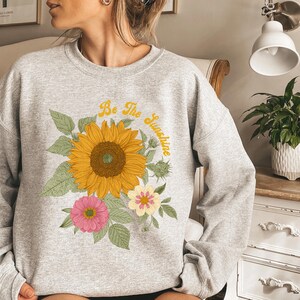 Sunflower - Sunflower Shirt, Floral Sweatshirt, Flower Garden Tee ...