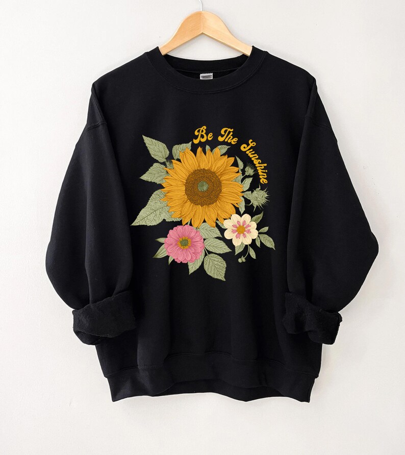 Sunflower - Sunflower Shirt, Floral Sweatshirt, Flower Garden Tee ...