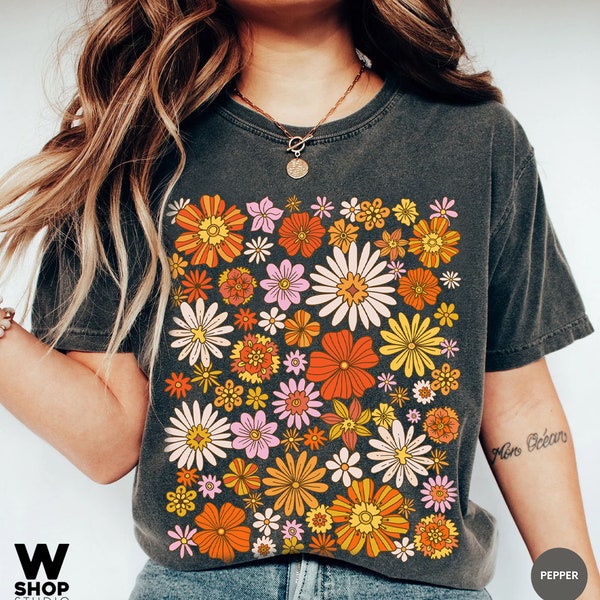 Flower Shirts - Etsy