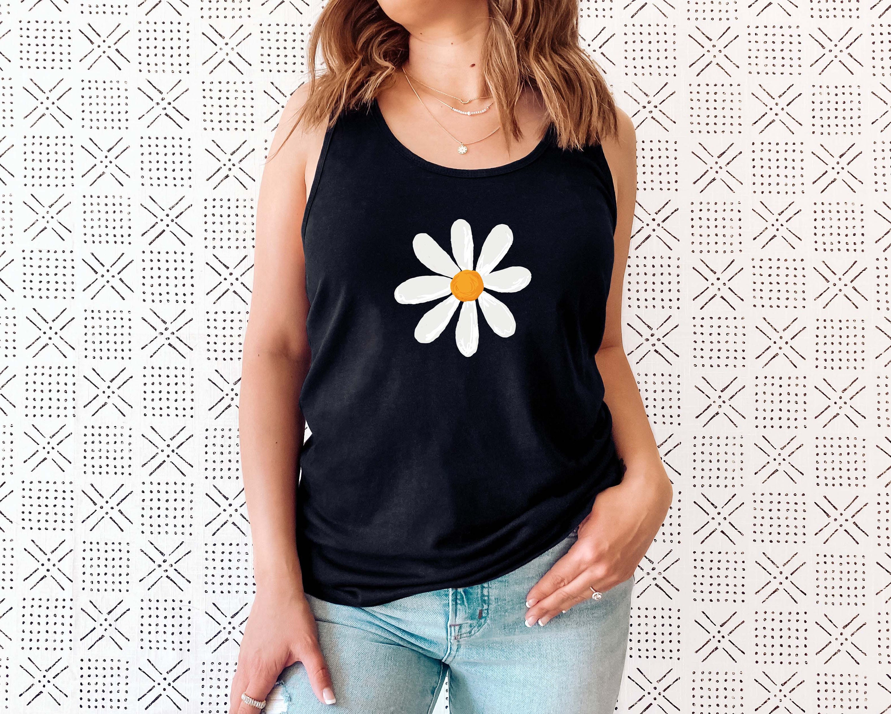 Daisy Print Tank Top