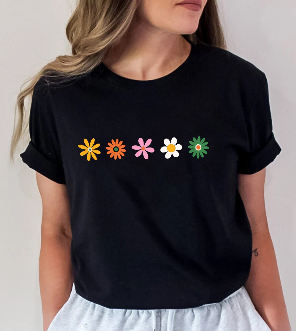Daisy Women's Shirt, Wildflower Shirt, Spring Tee, Daisy Lover Shirt ...