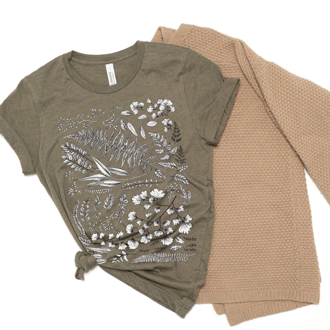 Botanical Shirt Vintage T-shirt Flower T Shirt Tee Vintage - Etsy