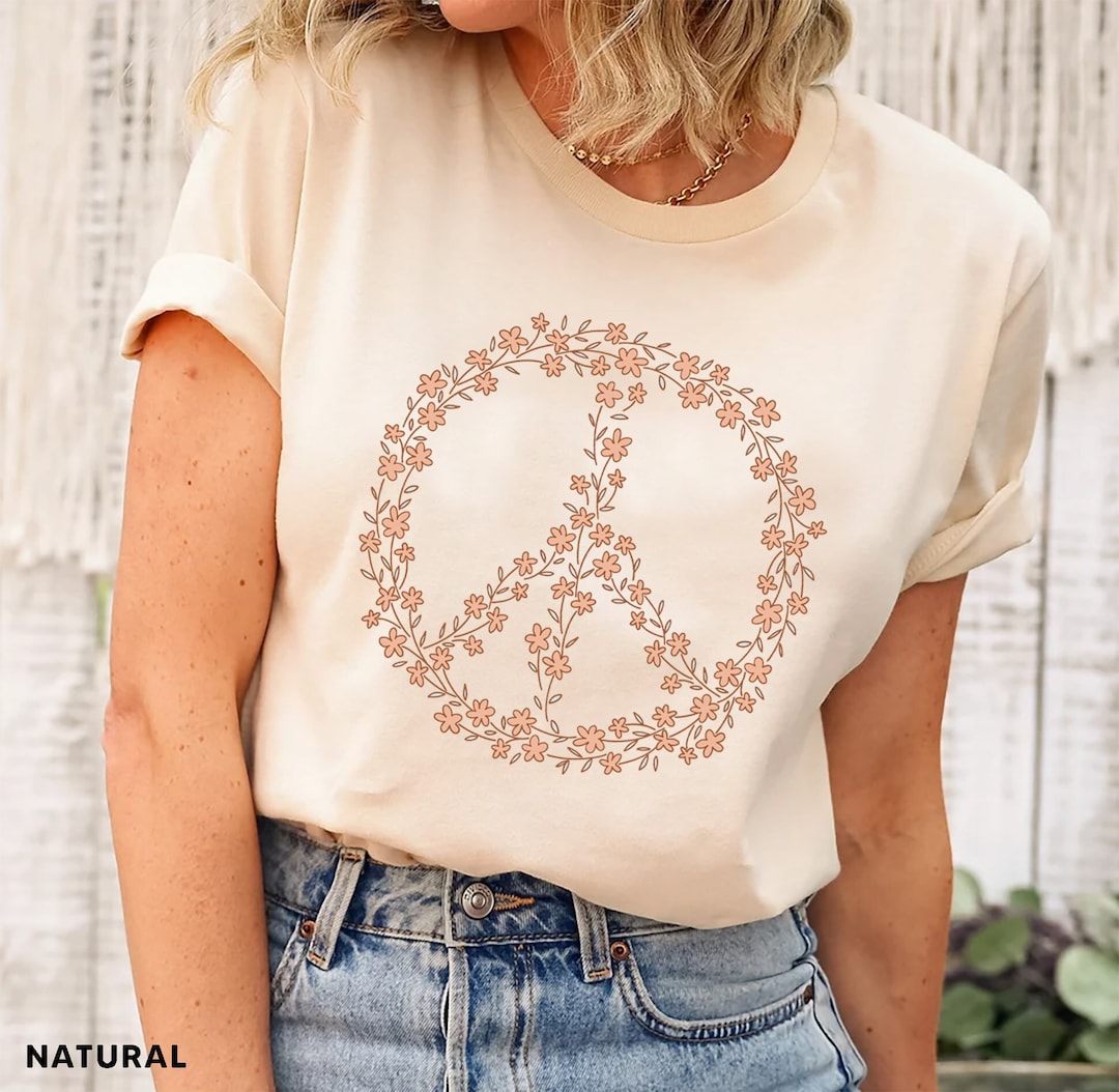 Peace Shirt, Peace T-shirt, Peace Sign Shirt, Peace Sign T-shirt, Peace ...