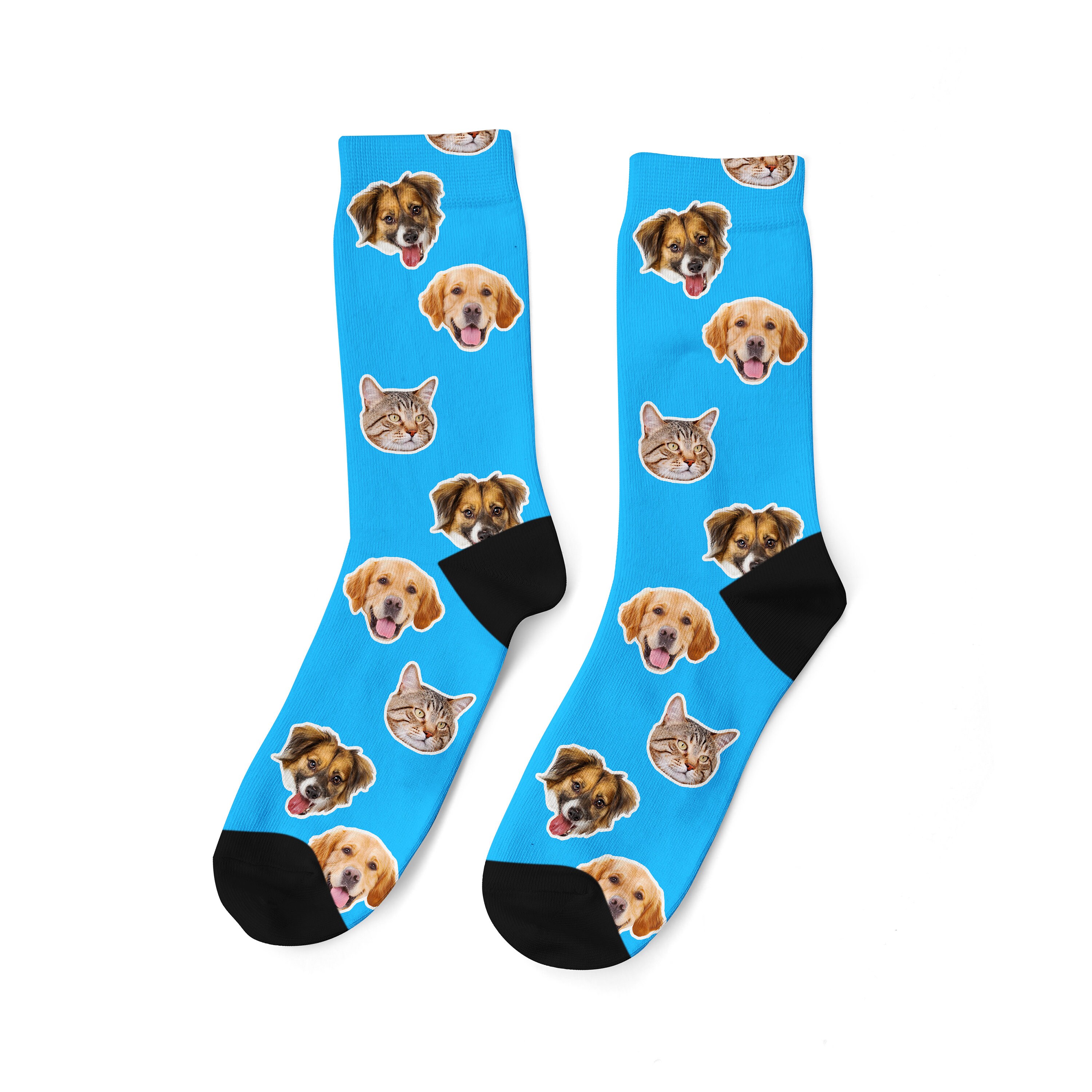 Custom Dog Socks Personalized Pet Photo Socks Customized Cute - Etsy