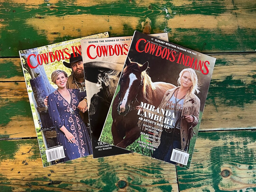 Cowboys & Indians Set of 3 Magazines, January/april/october of 2022 ...