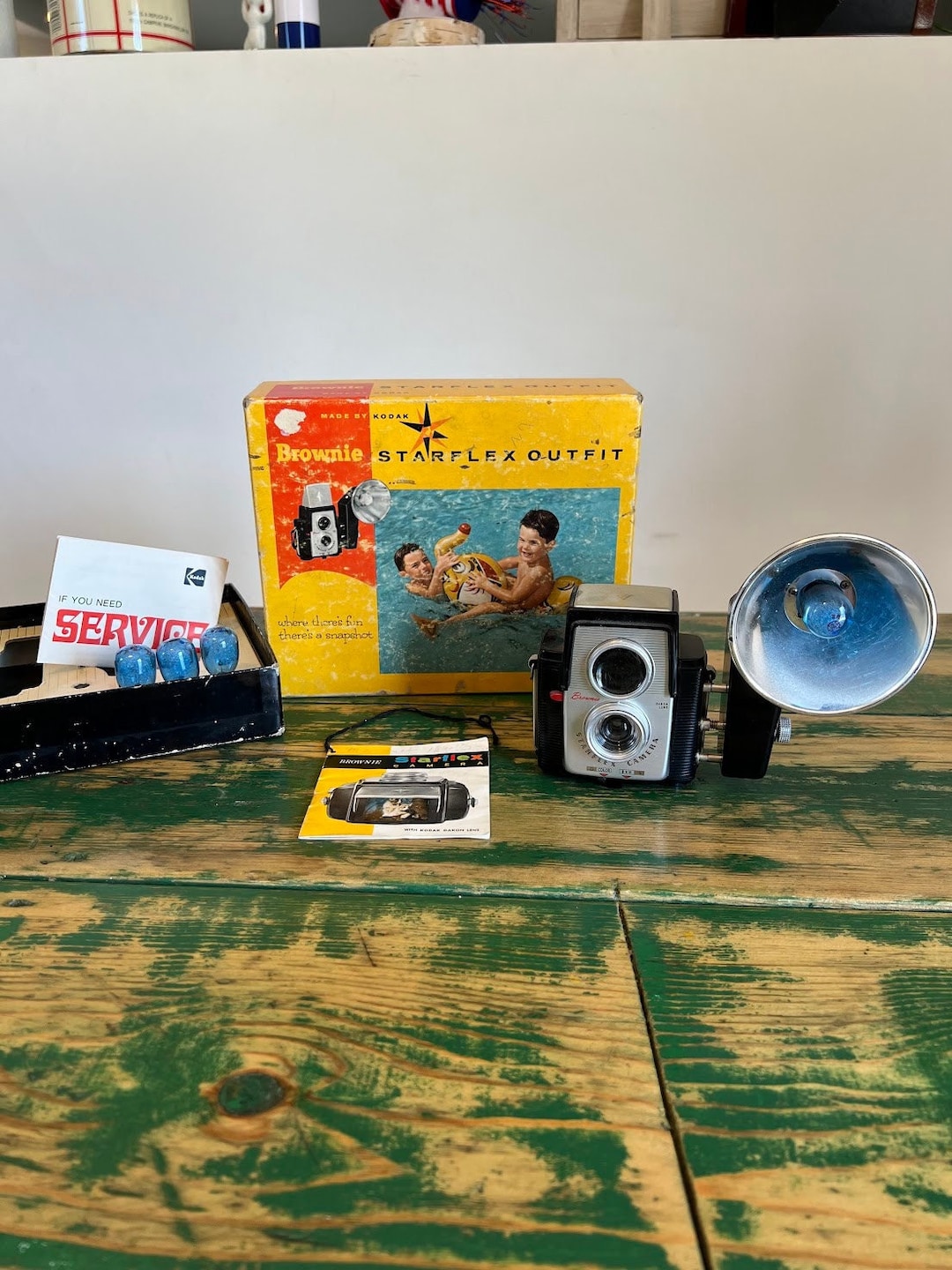 Kodak Brownie Starflex Outfit Camera Set in Original Box, Vintage 1950s ...