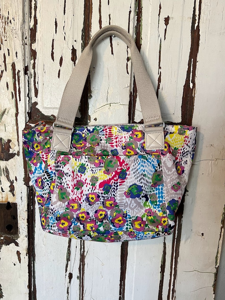 Kipling Floral Purse, Sporty Summer Spring Handbag, Collectible Preppy ...