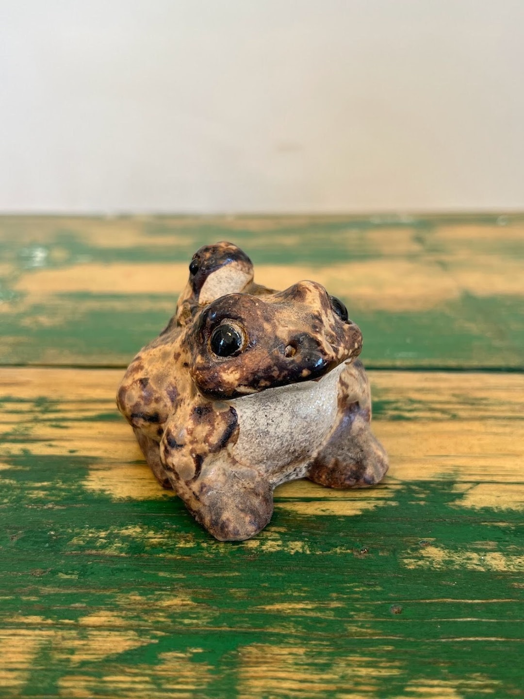 Vintage Shigaraki Ware Japanese Made Frog, Collectible Knick Knack ...