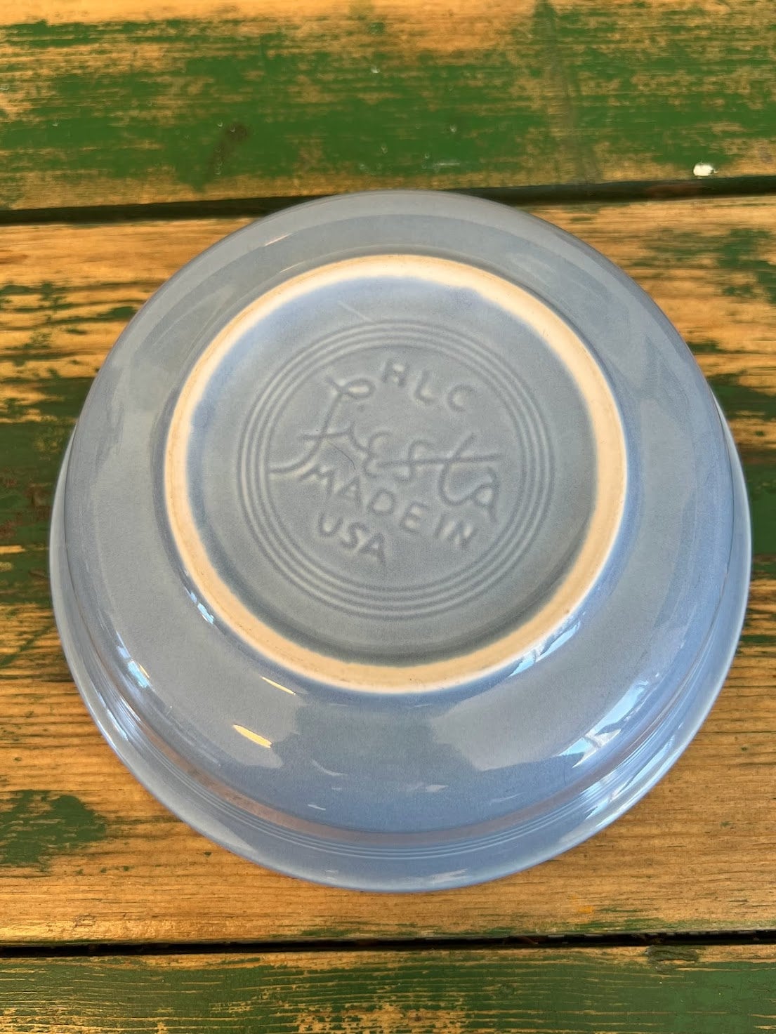 Periwinkle Fiesta 7 Soup Bowl, Vintage Retired Blue Color, Homer ...