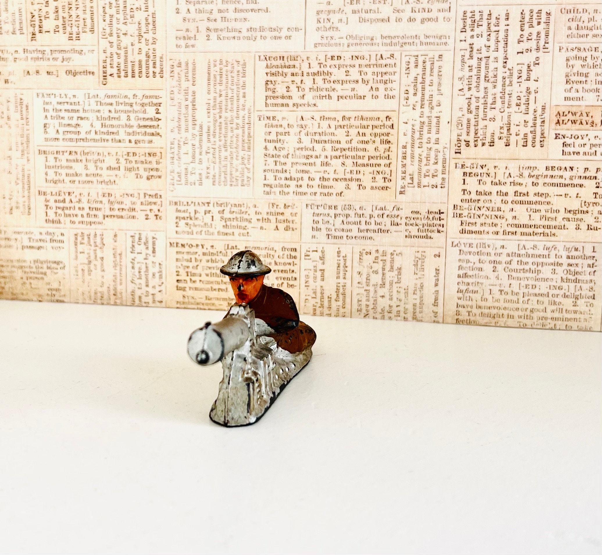 Barclay Manoil Machine Gunner 728 Vintage Lead Toy Soldier - Etsy