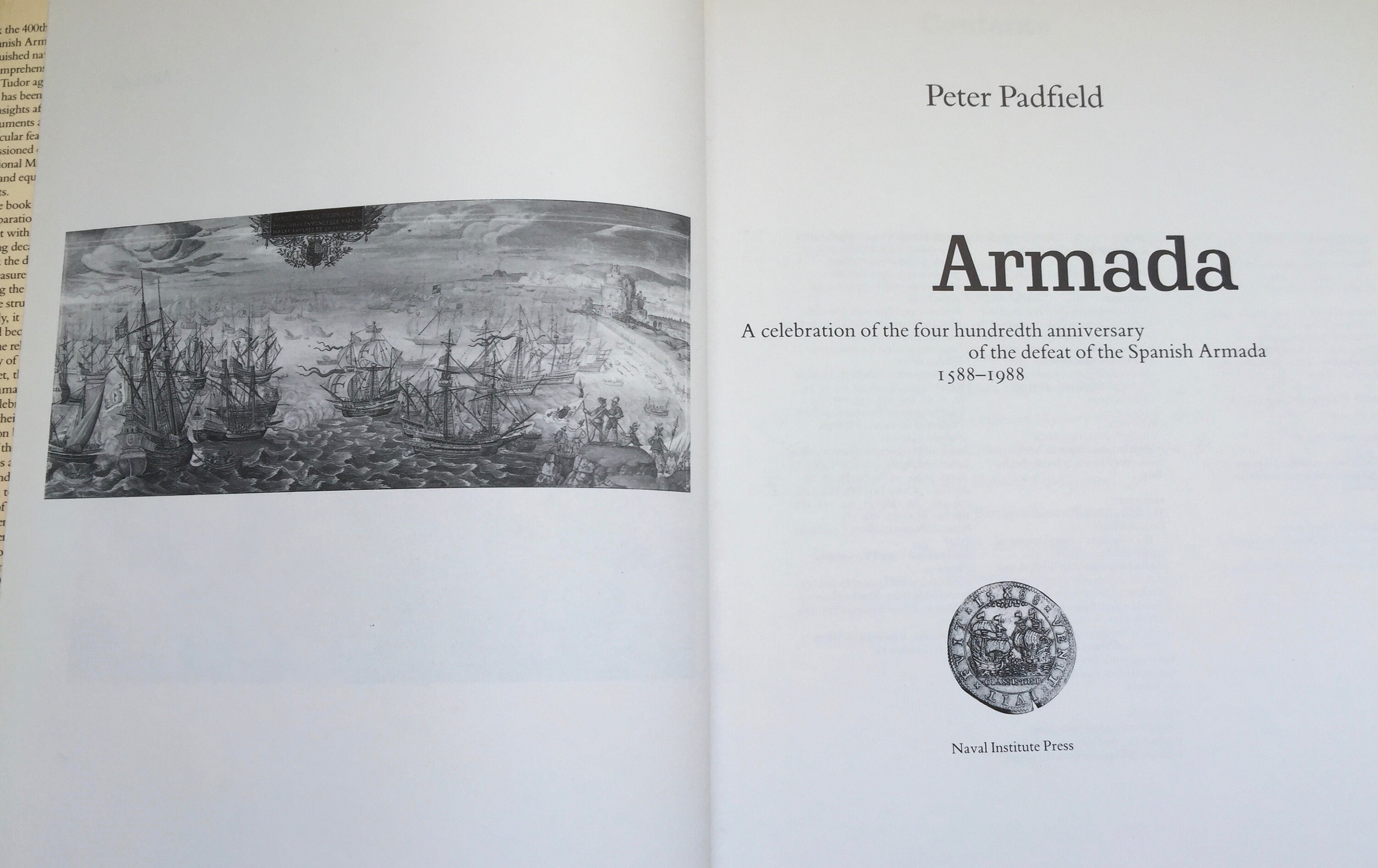 Armada Libro de tapa dura de Peter Padfield Historia naval en español e ...