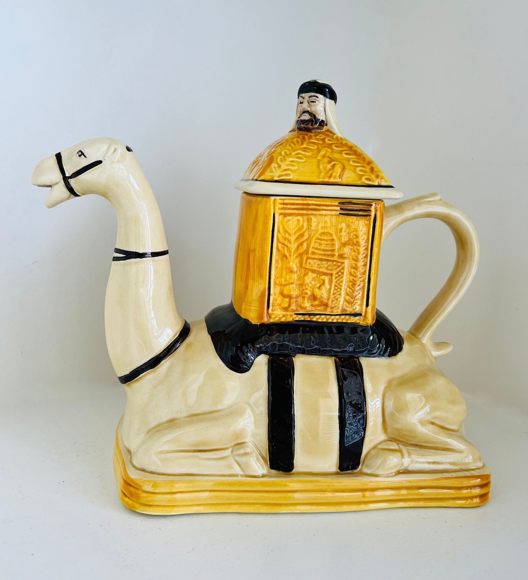 Vintage Ceramic Novelty Teapot Camel With Rider in Howdah Tony Wood ...