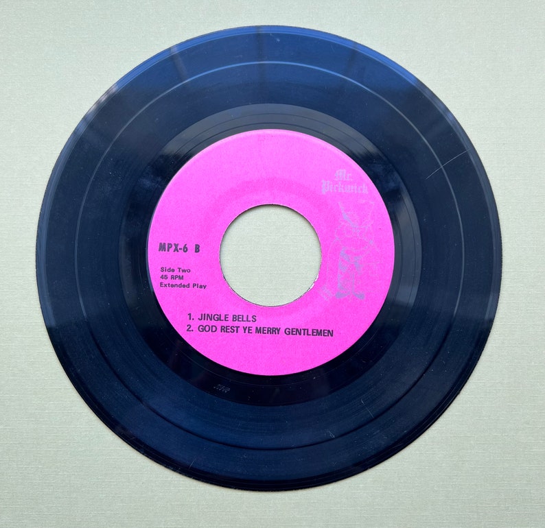 The Chipmunk Song Jingle Bells Mr. Pickwick Extended Play Record 45RPM ...