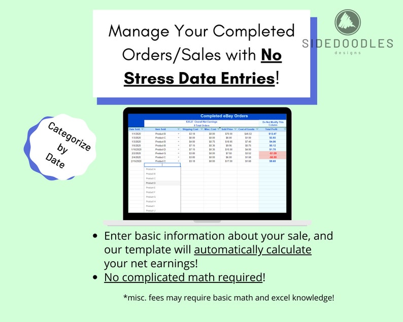 Ebay Inventory and Sales Tracker With Visual Analytics - Etsy