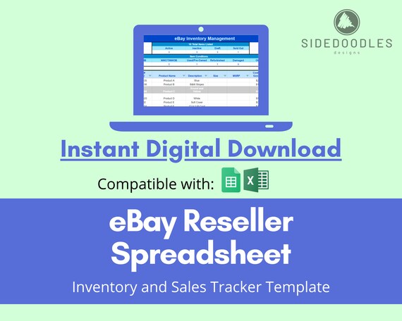 Inventory and Sales Tracker for Ebay Sellers | Etsy