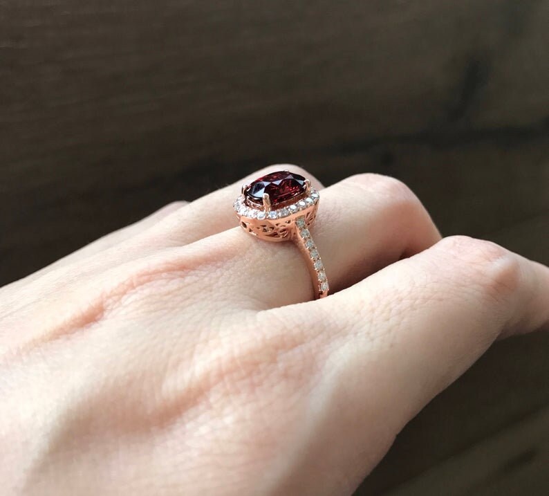 2.20 Carat Lab Ruby Ringgemstone Ringoval Ruby Ringgemstone - Etsy