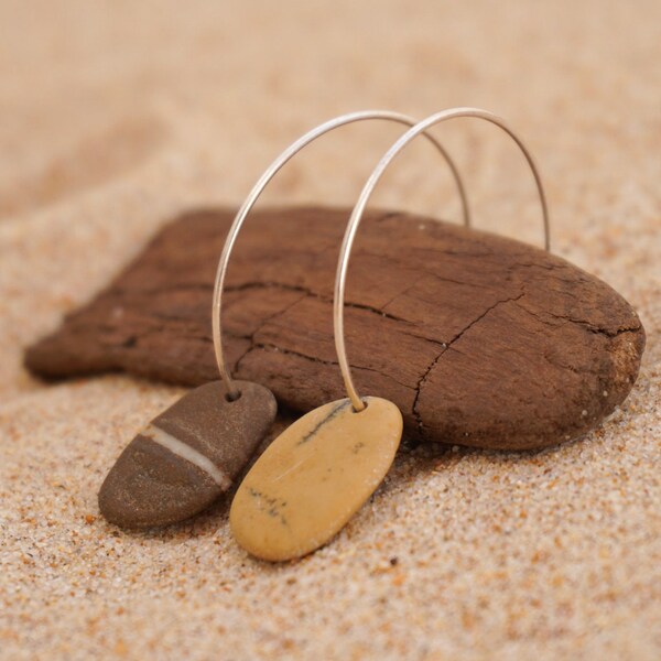 Pebble Earrings - Etsy