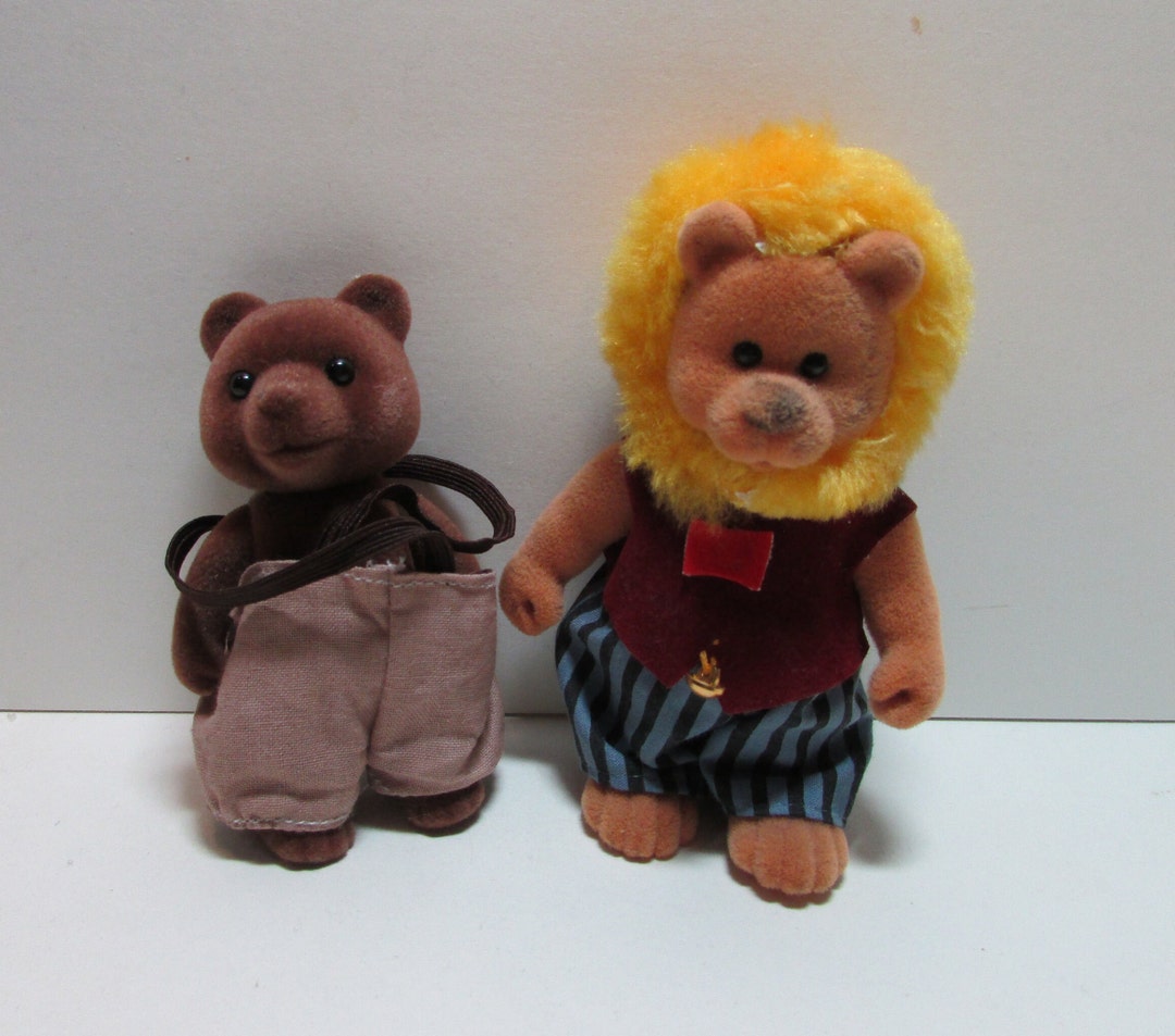 Vintage Maple Town Figure Mayor Dandy Lion and Slyvanian Family Brown ...