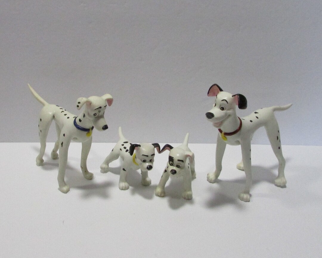 Vintage Lot Disney 101 Dalmatians Bendable Figures Pogo Perdita Patch ...