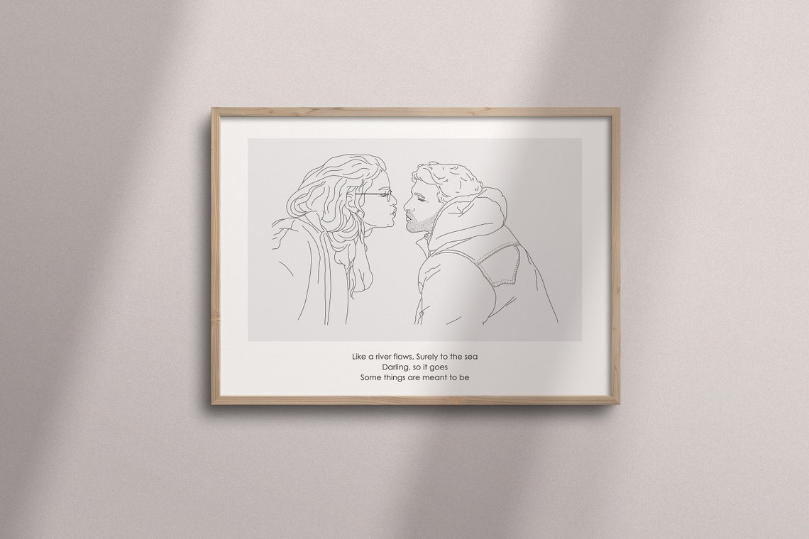 Custom Line Drawing, Line Art Portrait, Line Drawing Art Print, Family ...