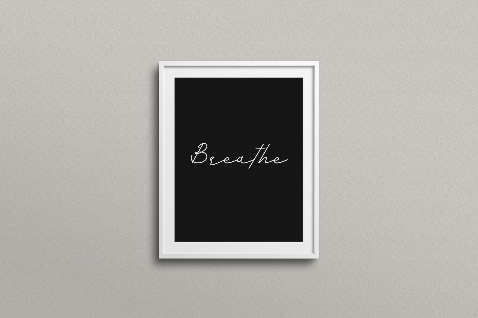 Breathe Print Breath Printable Breath Art Printable Wall | Etsy
