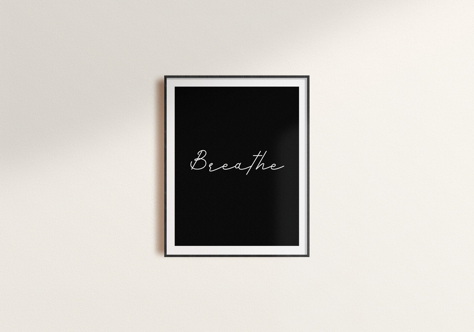 Breathe Print Breath Printable Breath Art Printable Wall - Etsy