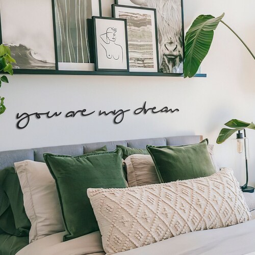 You Are My Dream Sign Metal Sign Metal Wall Decoration - Etsy