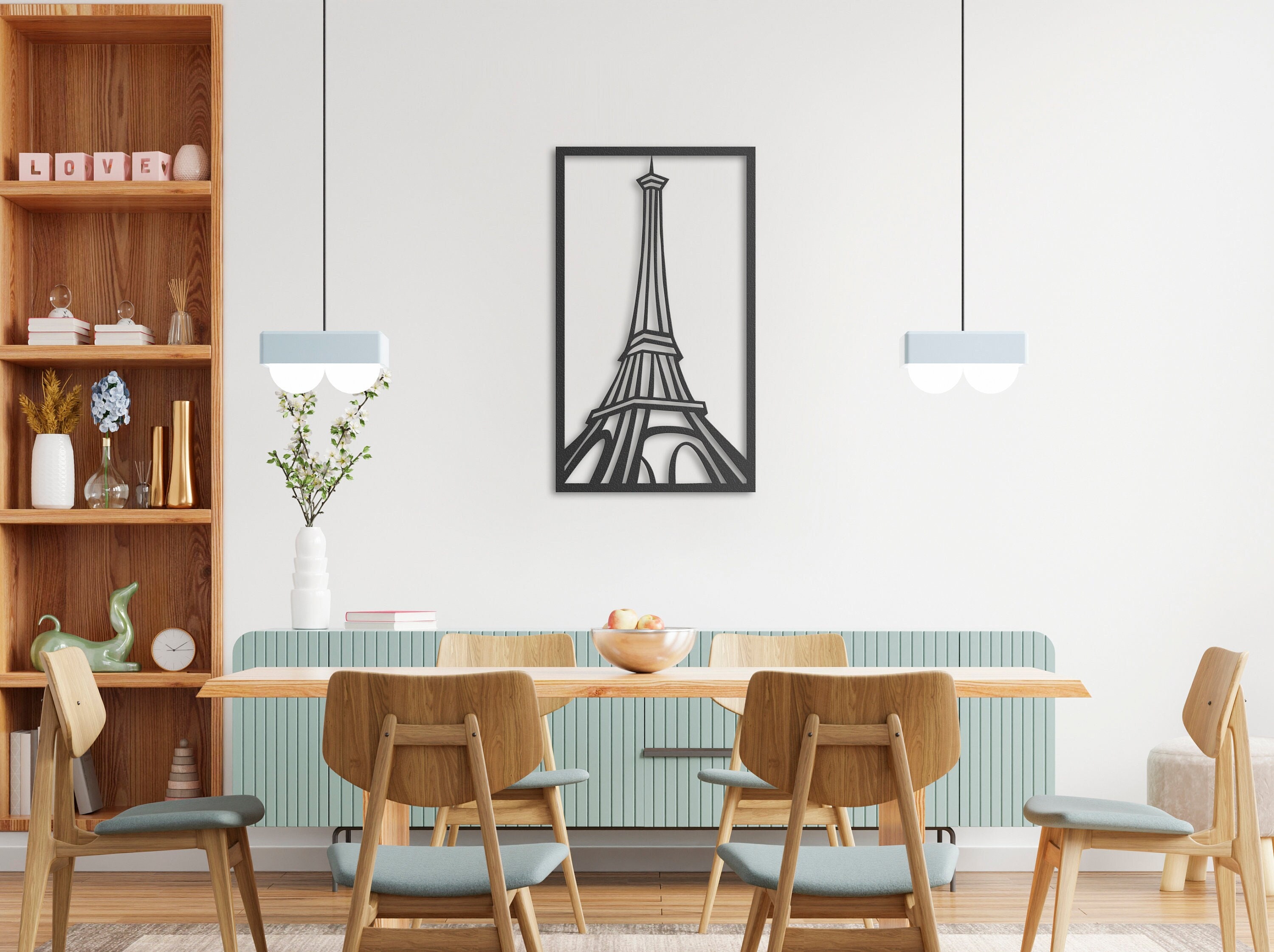 Eiffel Tower Metal Wall Art Metal Wall Decor Metal Wall Art - Etsy