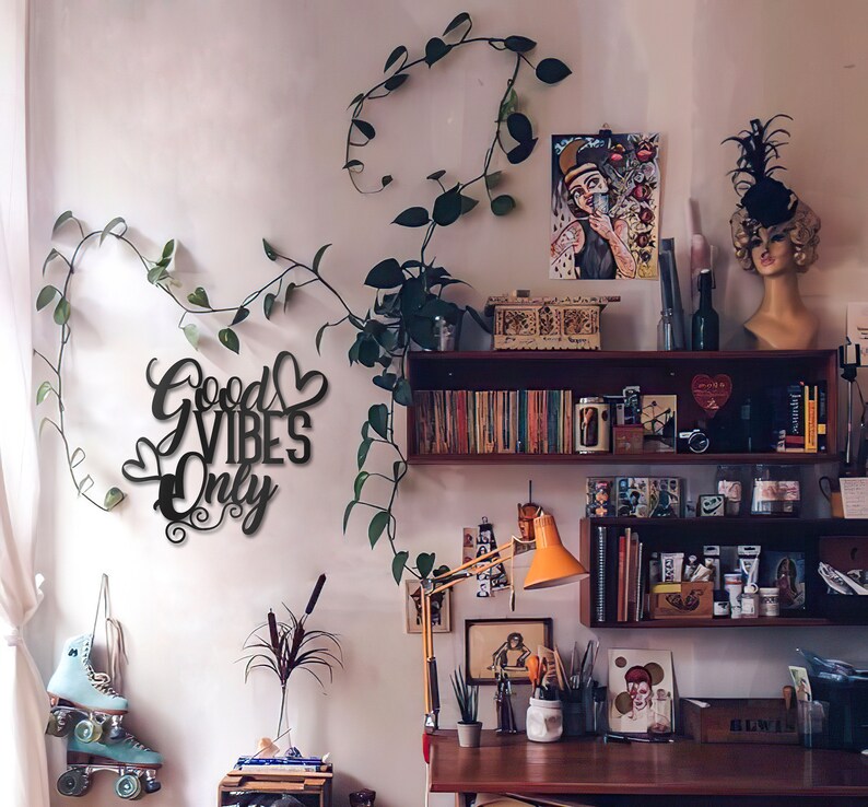 Good Vibes Only Sign Metal Sign Metal Wall Decoration Metal | Etsy