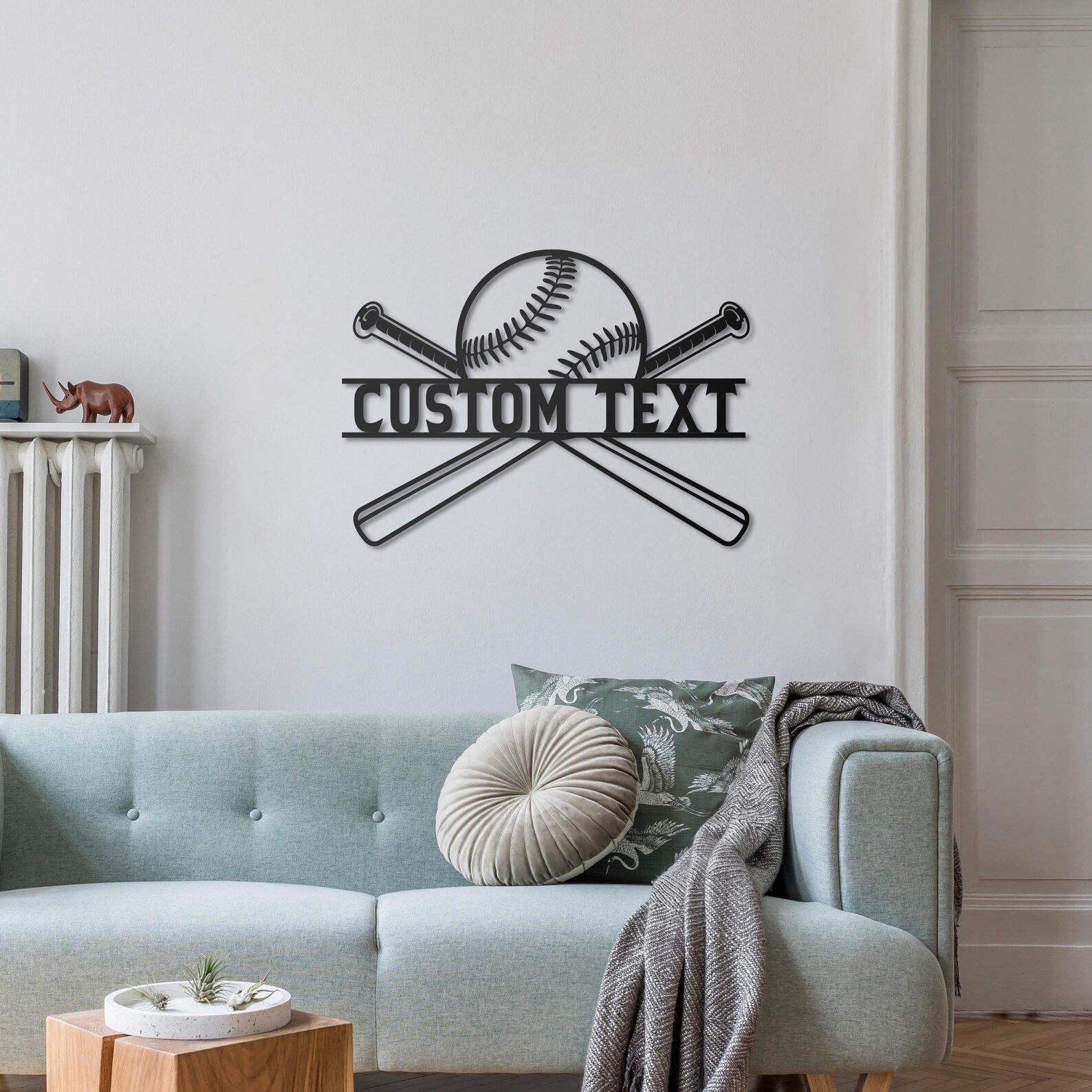 Personalized Baseball Metal Sign: Custom Sports Wall Art - Etsy