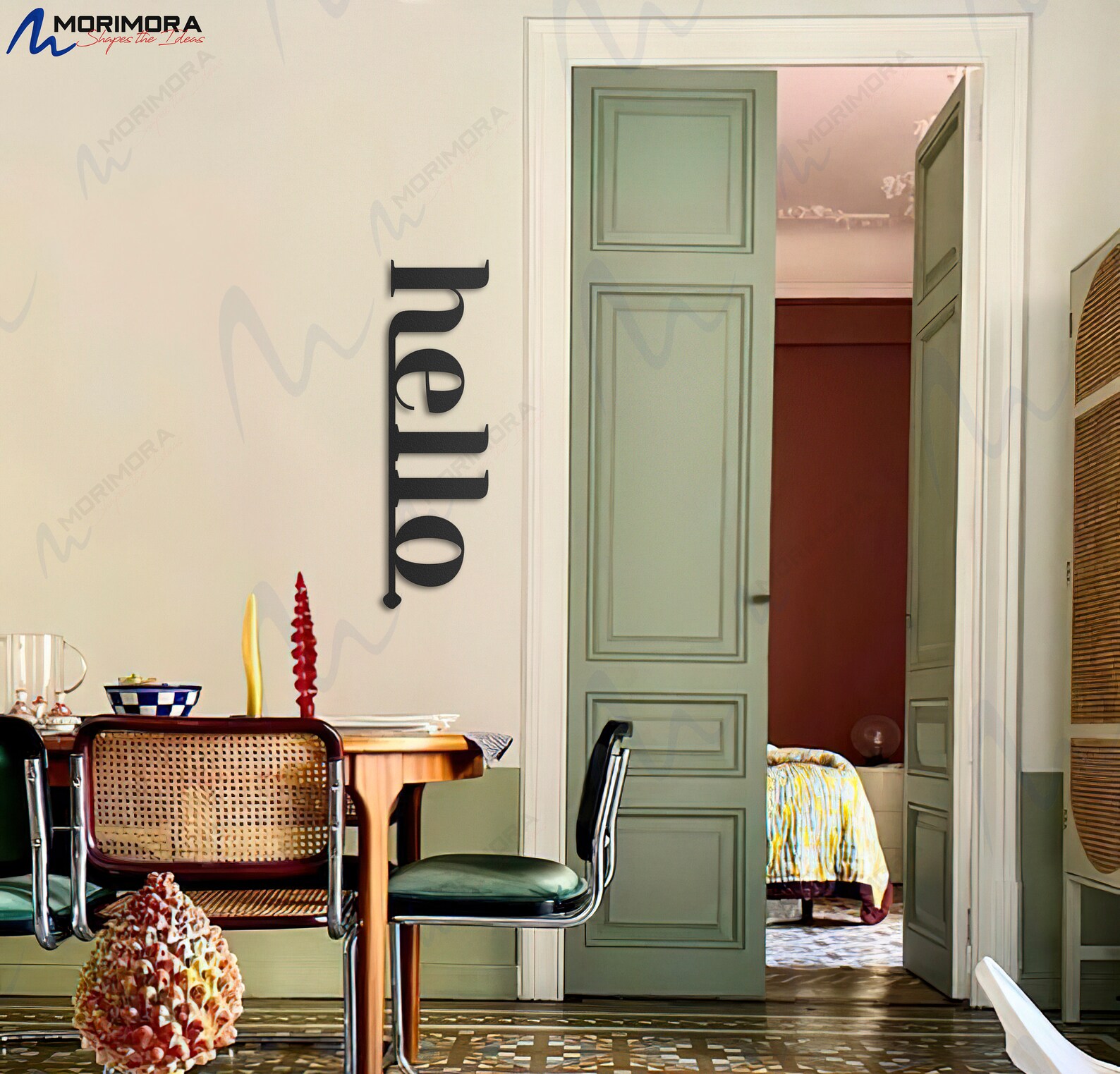 Metal Hello Sign Metal Wall Art Front Porch Decor Front - Etsy Canada