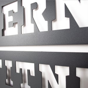 Personalized Gym Metal Wall Sign, Gym Decor, Personal Motivation Wall ...