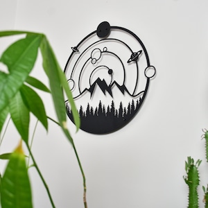 Space Wall Art, Metal Wall Art, Astronomy Gifts, Space Gifts, Solar ...