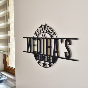Custom Kitchen Metal Wall Art Personalized Metal Signs - Etsy