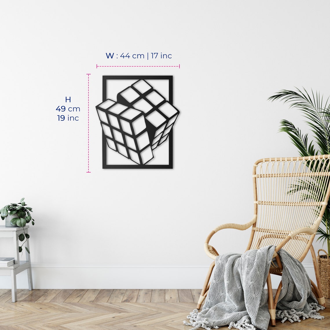 Rubik's Cube Metal Wall Art Metal Wall Decoration Metal - Etsy Canada