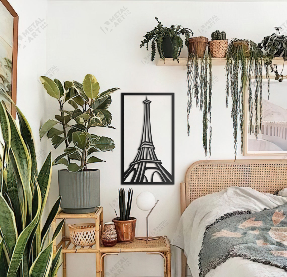 Eiffel Tower Metal Wall Art Metal Wall Decor Metal Wall Art - Etsy