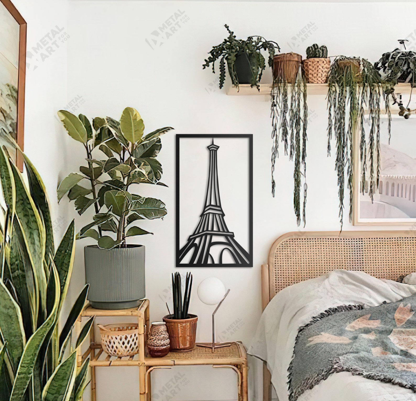 Eiffel Tower Metal Wall Art Metal Wall Decor Metal Wall Art - Etsy