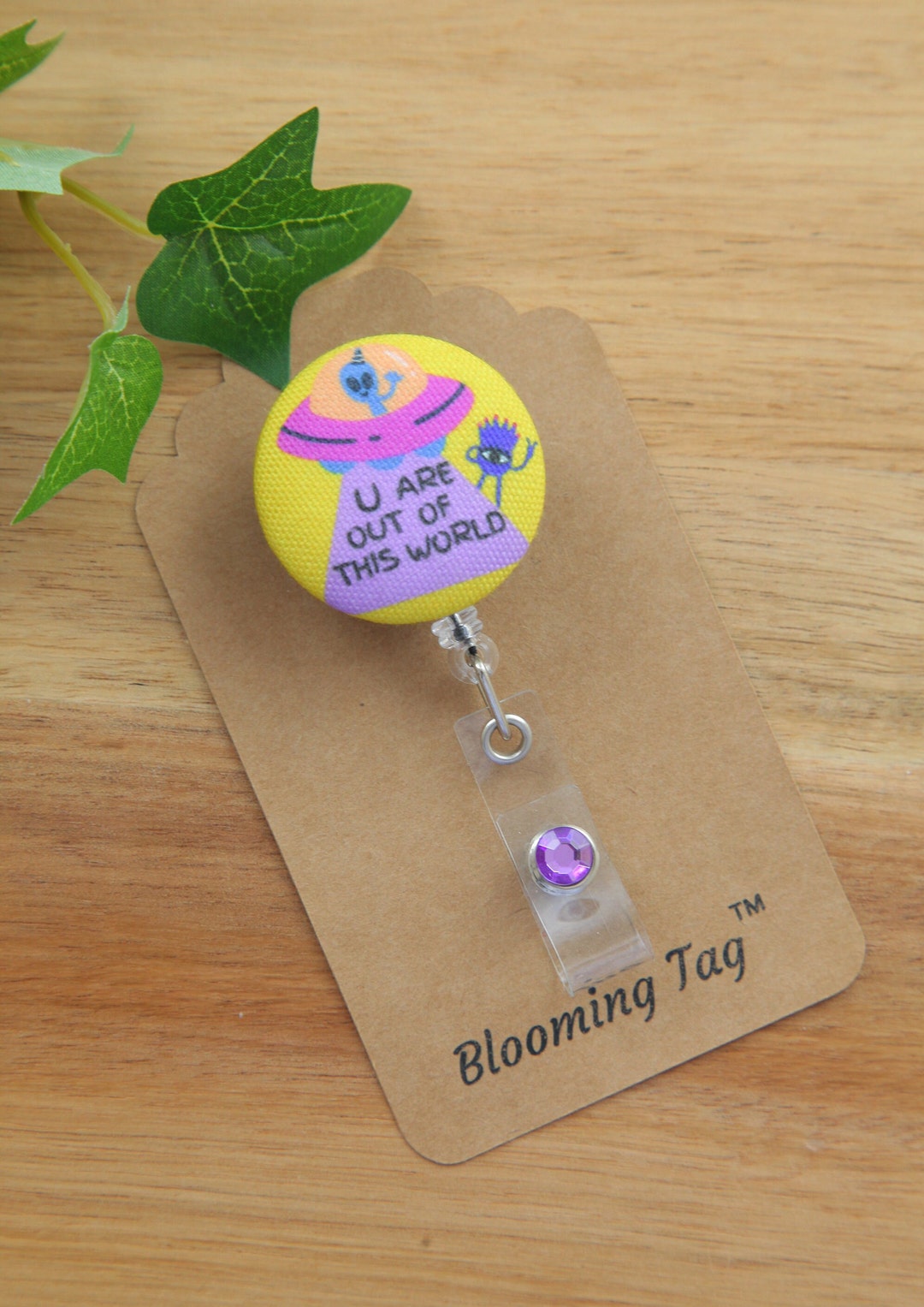 You Are Out of This World.badge Reels! Colorful Kawaii Nurse Badge Reel ...