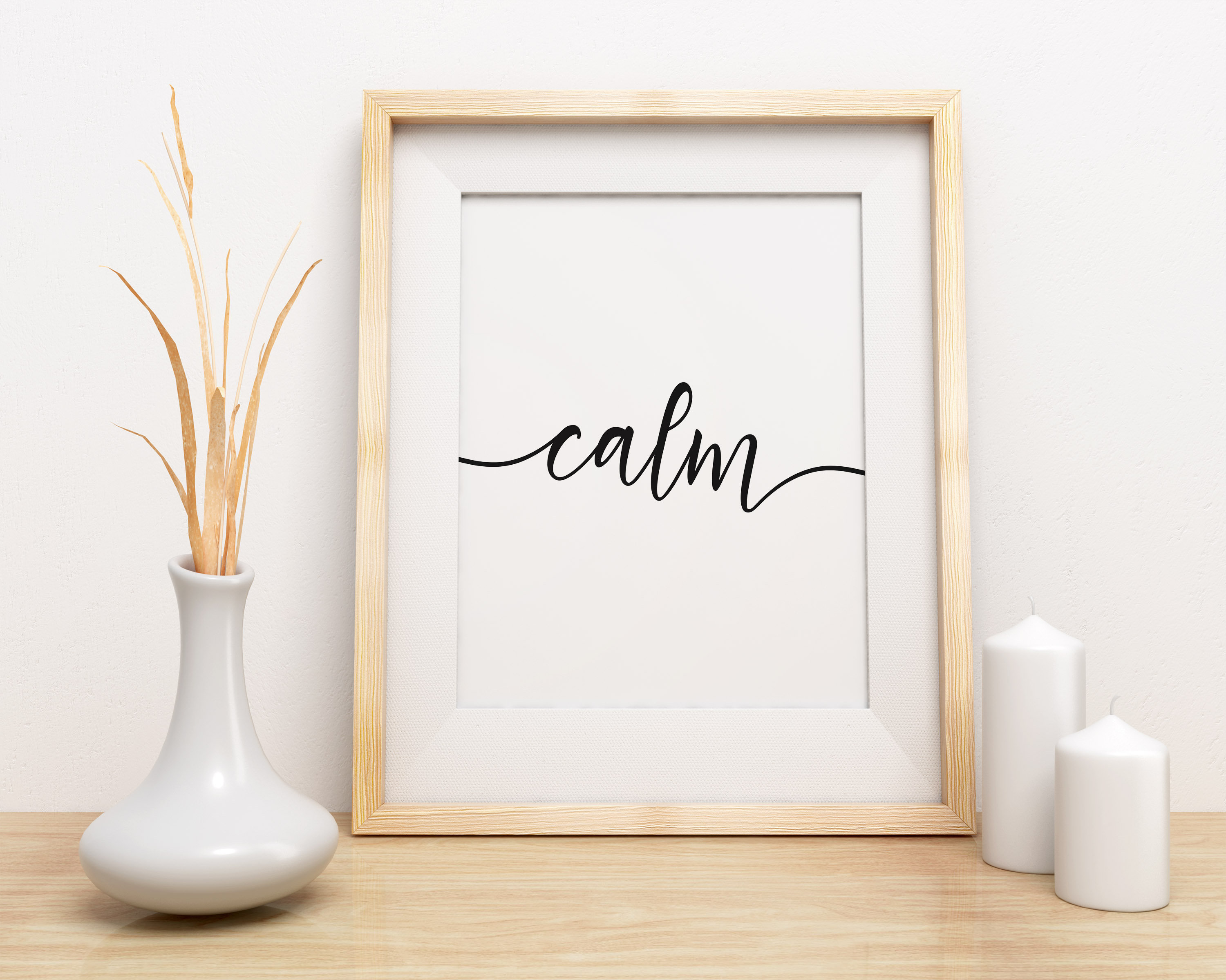 Calm Sign Calm Print 16x20 Größe Word Art Kinderzimmer | Etsy
